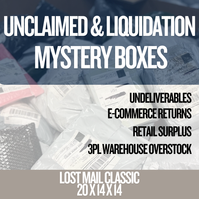 Unclaimed & Liquidation Mail Mystery Boxes – Pretty Packed
